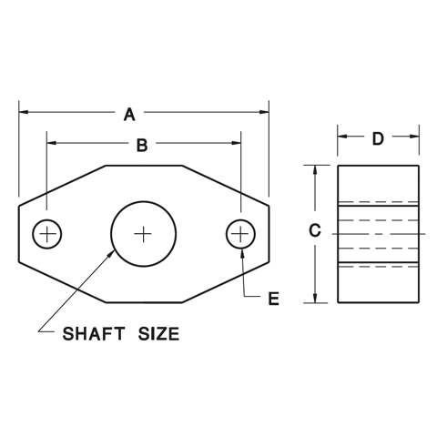 2-Bolt Flange Blocks - Slideways Inc.