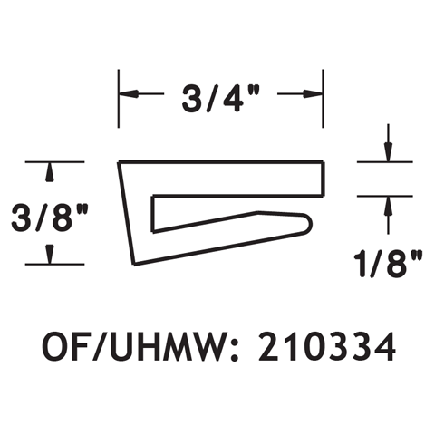 J-Leg Extruded Profiles - Slideways Inc.