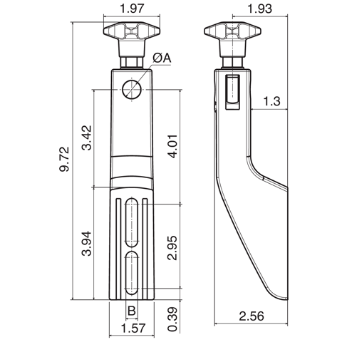 Guide Rail Brackets - Fixed