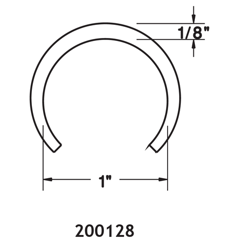 1-in. UHMW Full Round Extruded Profile - Slideways Inc.