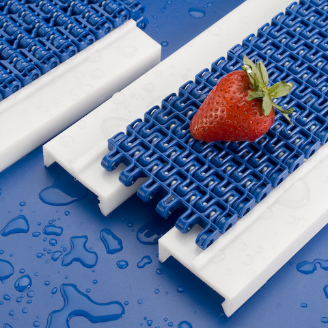 1.18 in. by 1.42 in. Wear Strips For Plastic Modular Belts - Slideways Inc.